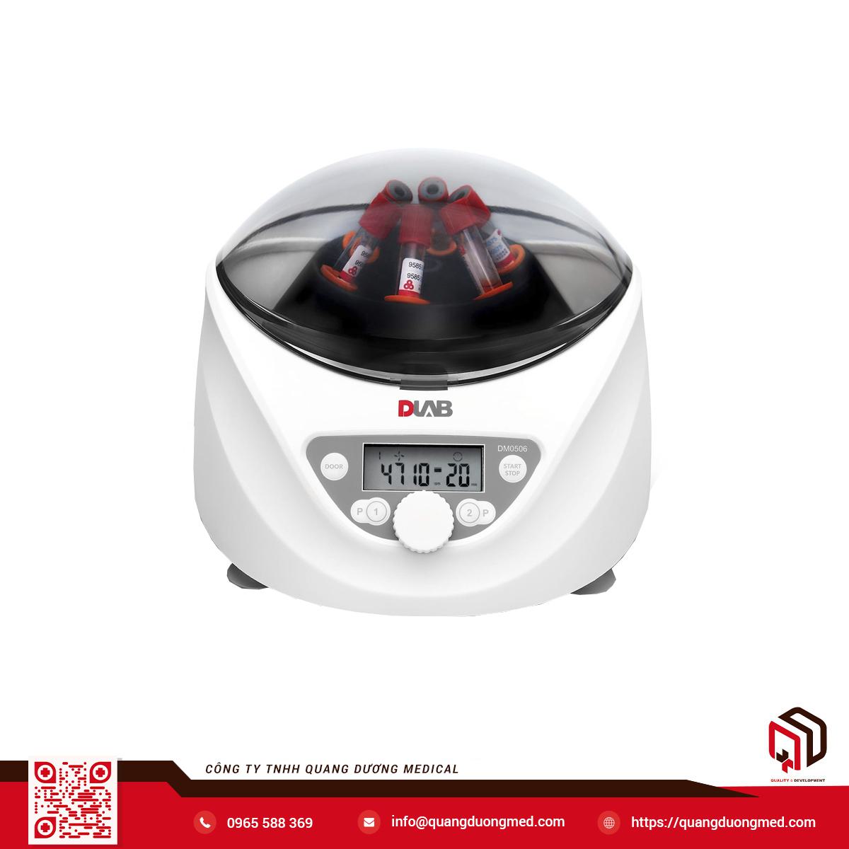 Máy ly tâm giá rẻ - Model : DM0506 - Hãng sx : DLAB - Mỹ - Xuất xứ : Trung Quốc